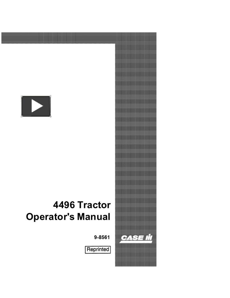 PPT – Case IH 4496 Tractor Operator’s Manual Instant Download ...