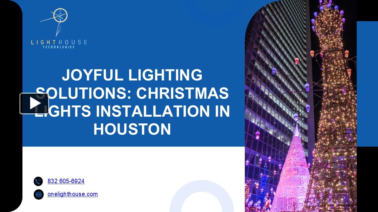 PPT – Houston’s Holiday Lighting Specialists: Transform Your Home ...