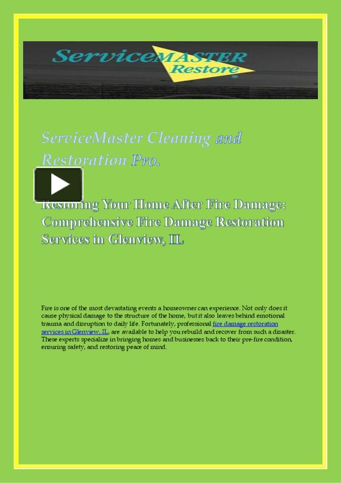 PPT – Restoring Your Home After Fire Damage: Comprehensive Fire Damage ...