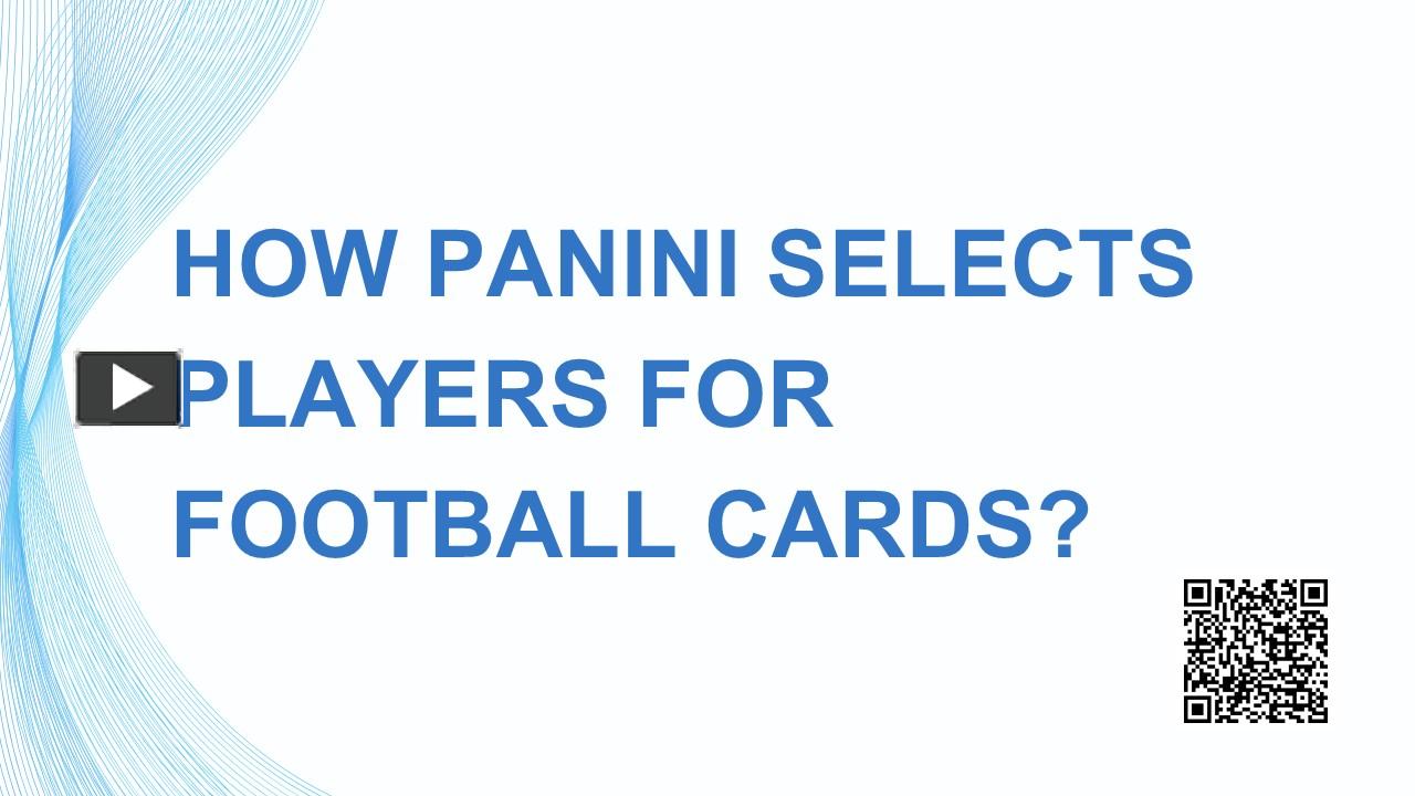 PPT – How Panini Selects Players For Football Cards? PowerPoint ...