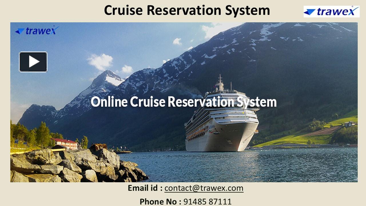 Cruise Reservation System presentation | free to download