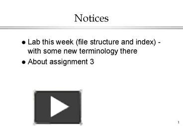 PPT – Notices PowerPoint presentation | free to view - id: 9b0b1-MWMyY