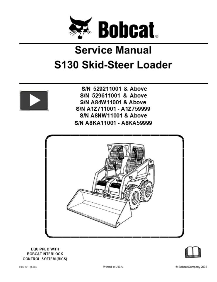 PPT – BOBCAT S130 SKID STEER LOADER Service Repair Manual Instant ...