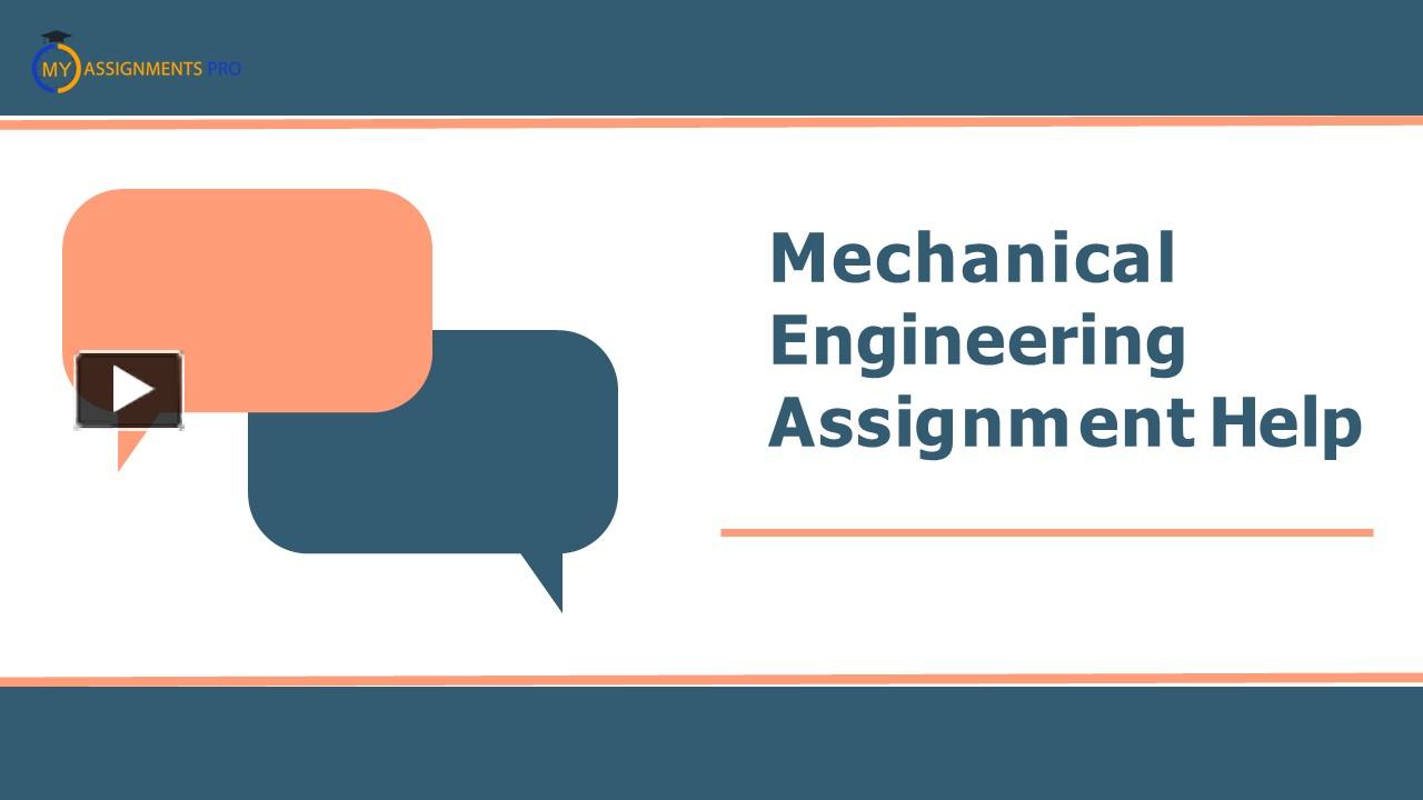 PPT – Mechanical Engineering Assignment Help | Myassignmentpro (1 ...