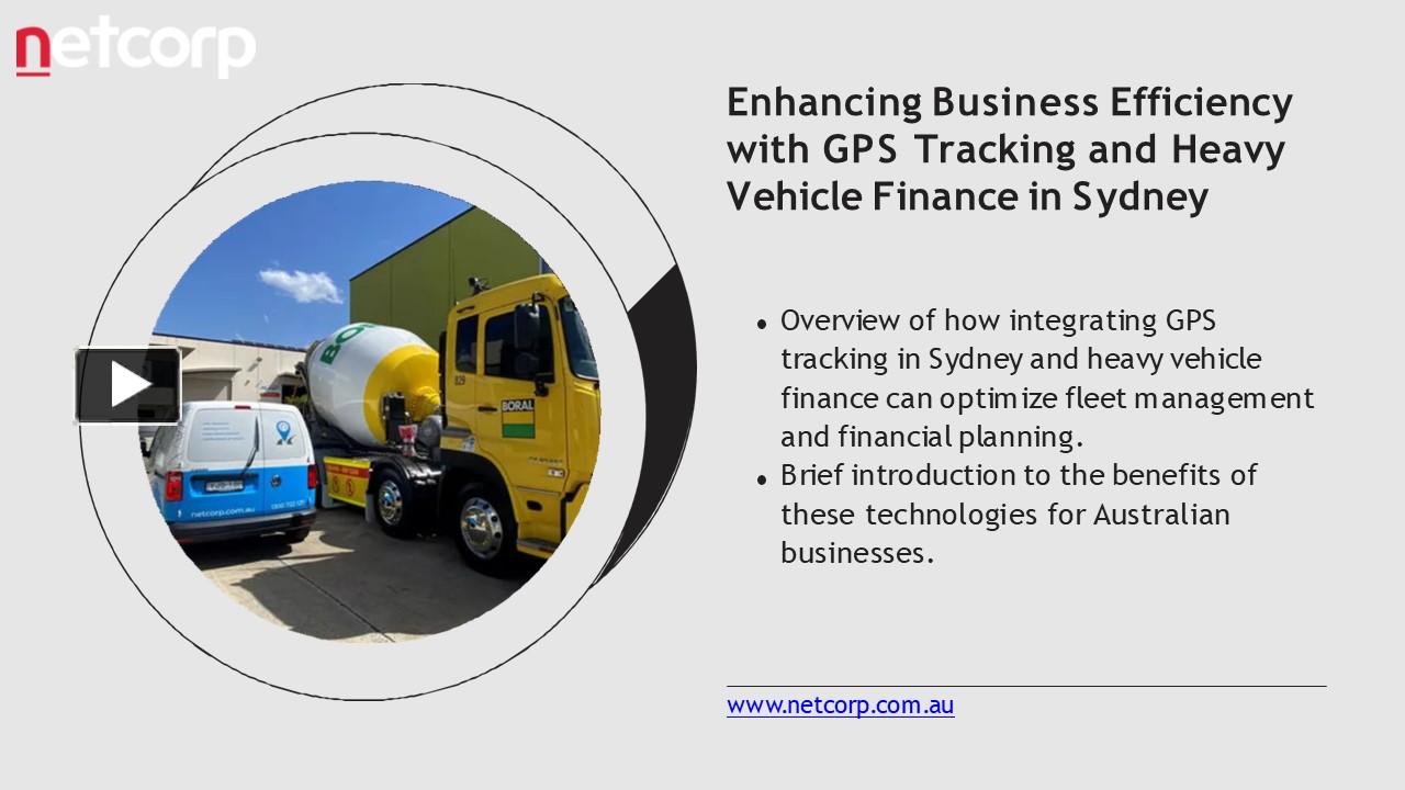 GPS Tracking Sydney, Vehicle Tracking Systems Australia presentation ...