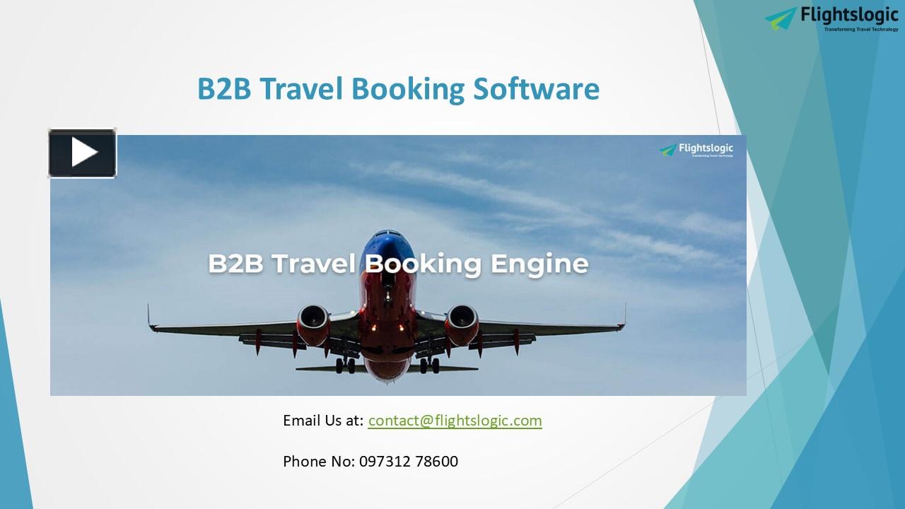 PPT – B2B Travel Booking Software PowerPoint presentation | free to ...