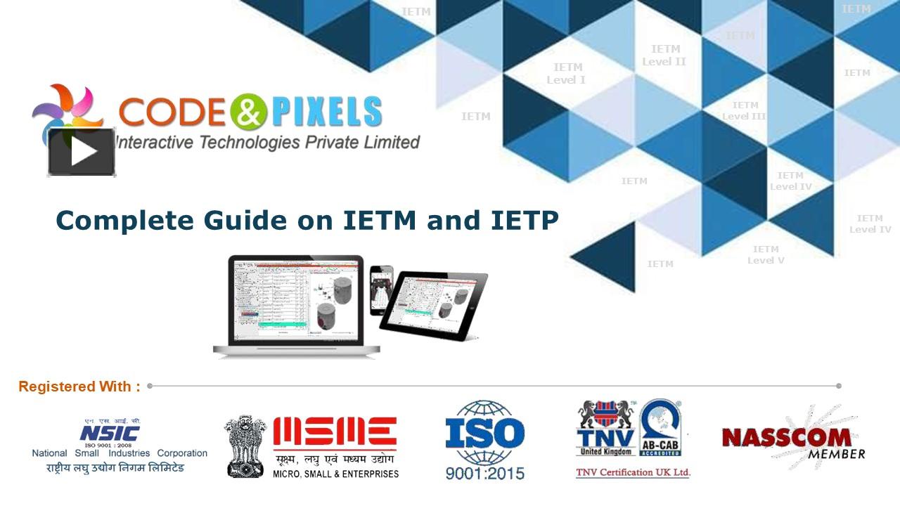 IETM AND IETP - JSG 0852 VS S1000D. presentation | free to download