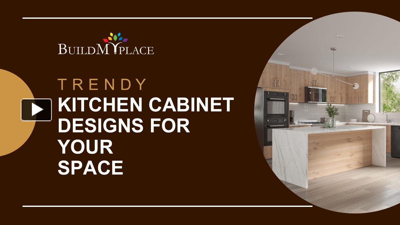 Trendy Kitchen Cabinet Designs For Your Space presentation | free to ...
