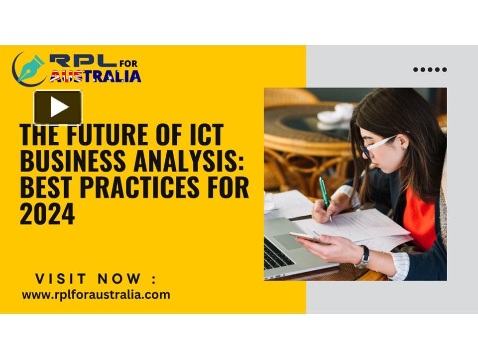 PPT – The Future of ICT Business Analysis: Best Practices for 2024 ...