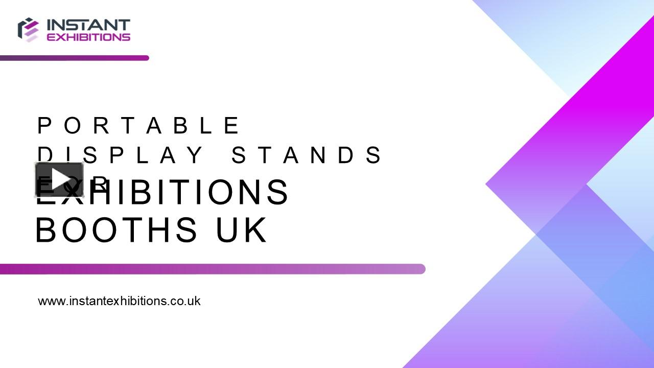 PPT – Portable Display Stands For Exhibitions Booths UK PowerPoint ...