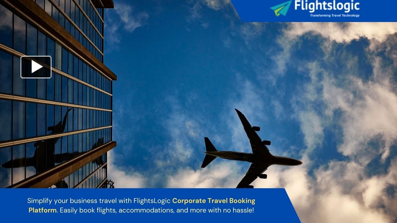 Corporate Travel Booking Platform | Corporate Booking Tool presentation ...