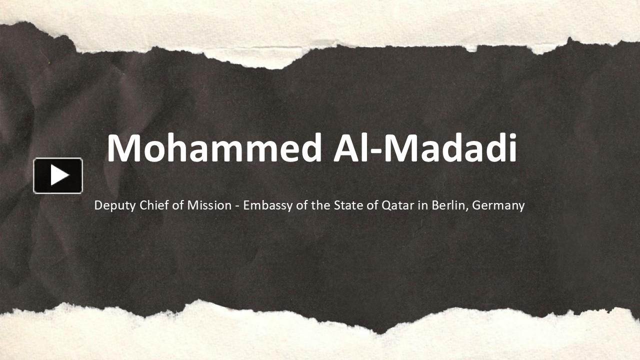 PPT – Mohammed Al-Madadi - An Adaptive Genius - Doha, Qatar PowerPoint ...