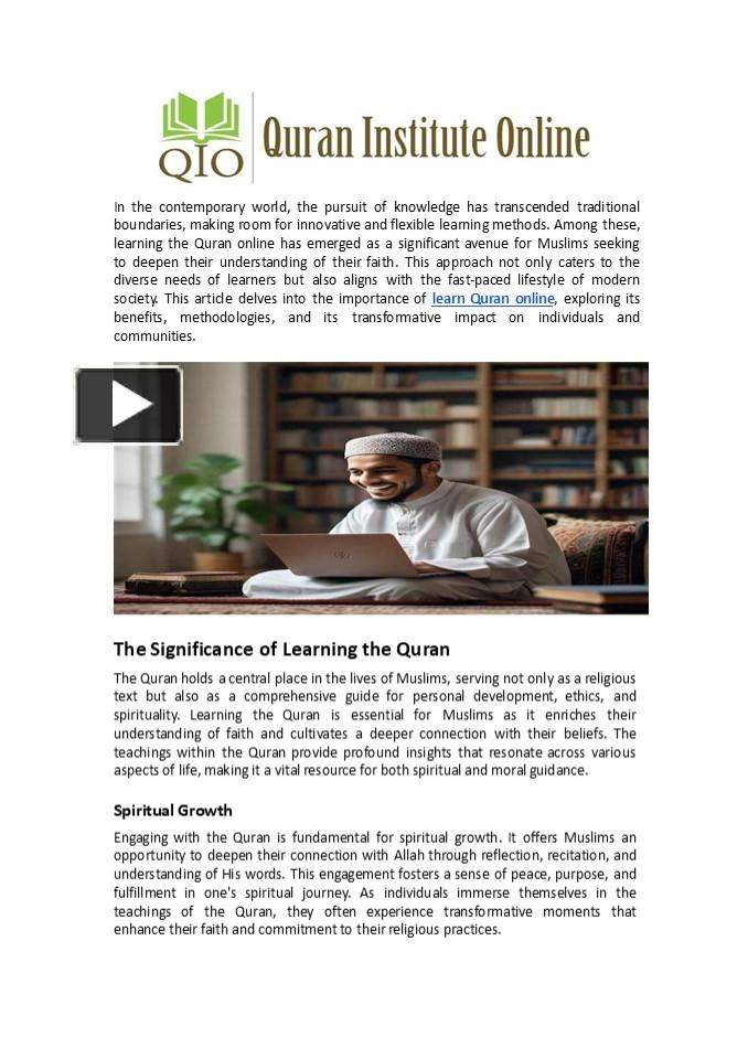 PPT – Transform Your Quran Reading Skills: The Ultimate Quran Reading ...