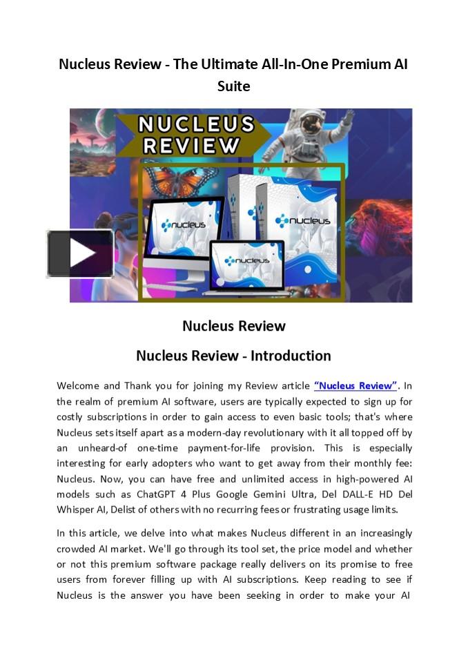 PPT – Nucleus Review - The Ultimate All-In-One Premium AI Suite ...