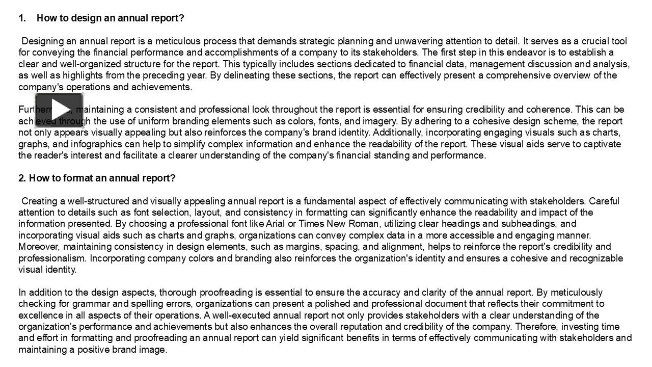 PPT – "Crafting Compelling Narratives: Mastering the Art of Annual ...