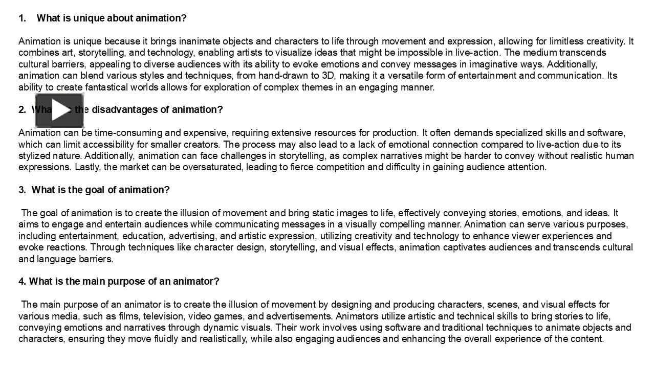 PPT – Animation vs. VFX: Choosing the Right Approach for Your ...
