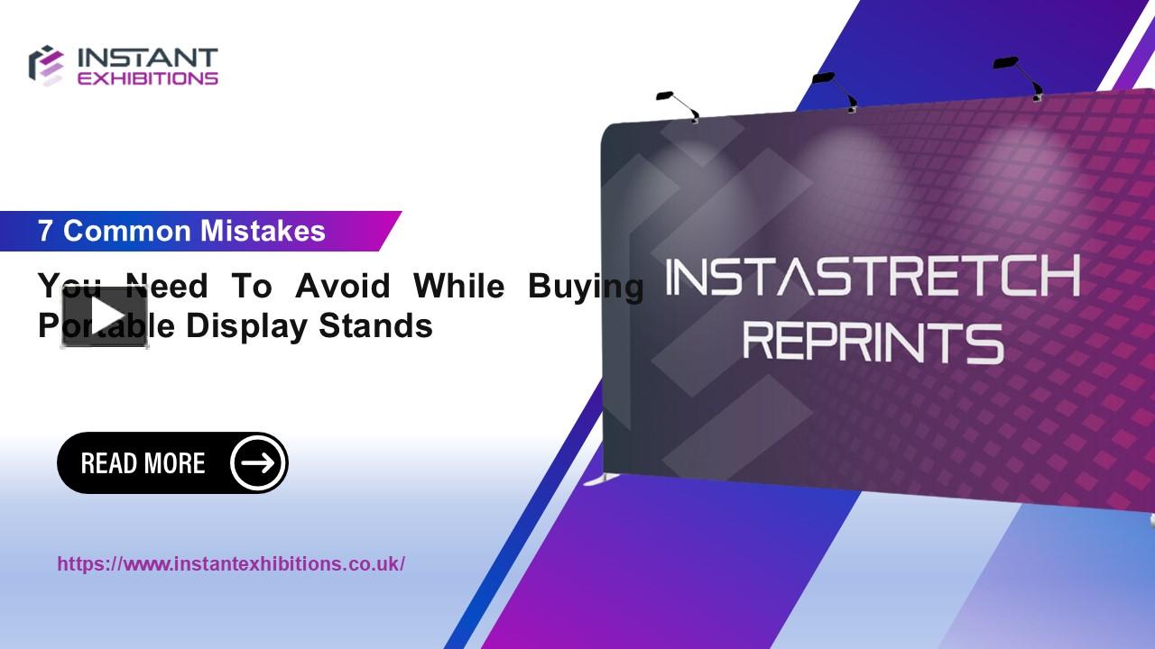 PPT – 7 Common Mistakes To Avoid While Buying Portable Display Stands ...