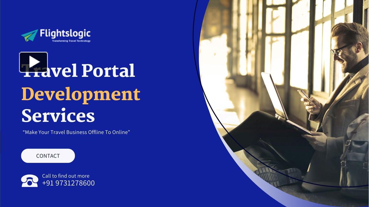 Travel Portal Development Services | OTA Booking Engine presentation ...