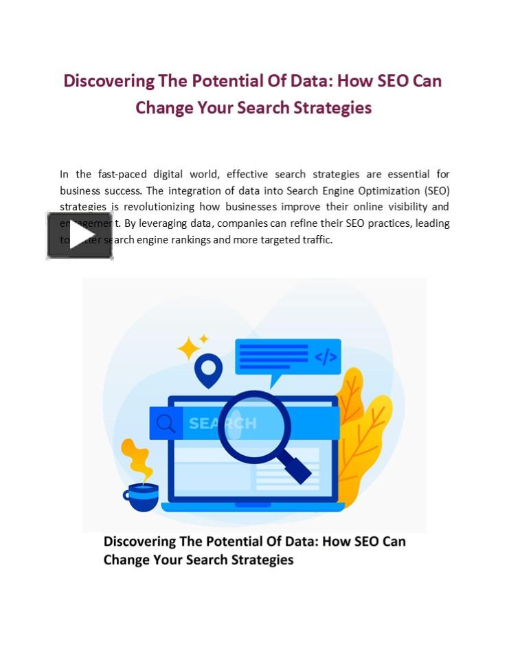PPT – Discovering The Potential Of Data: How SEO Can Change Your Search ...