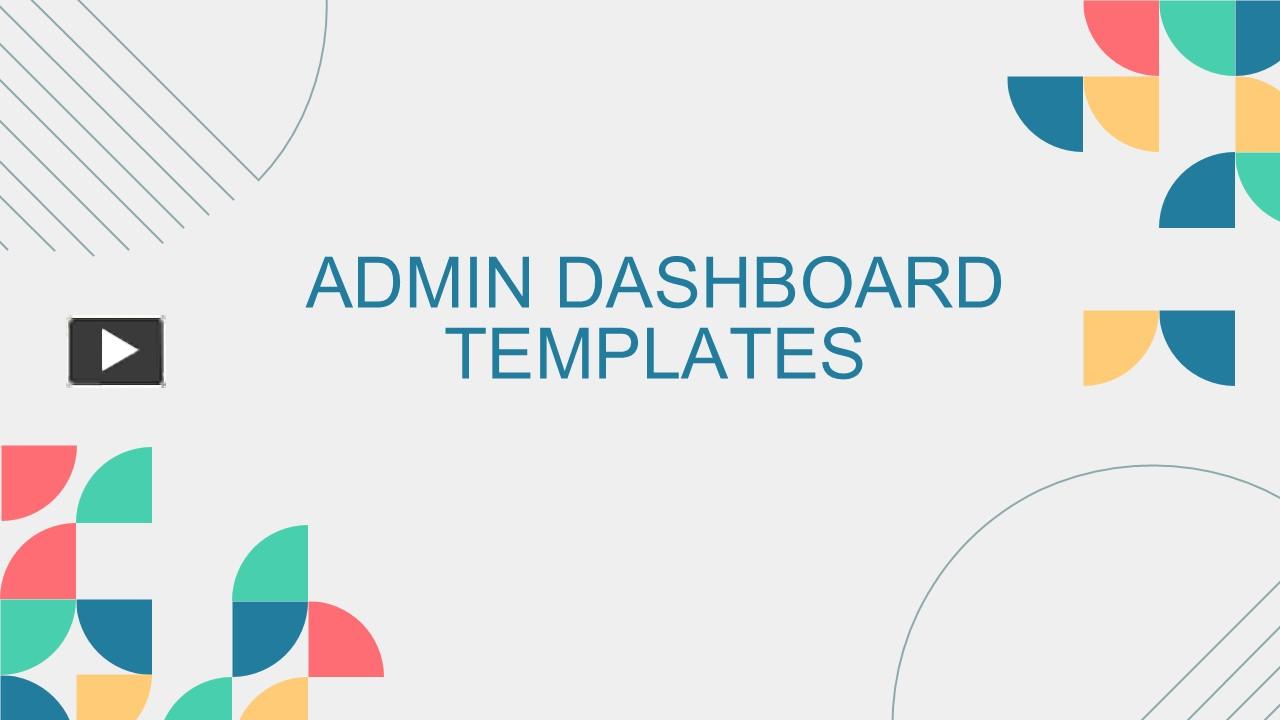 PPT – Empower Your Management with Dynamic Admin Dashboard Templates ...