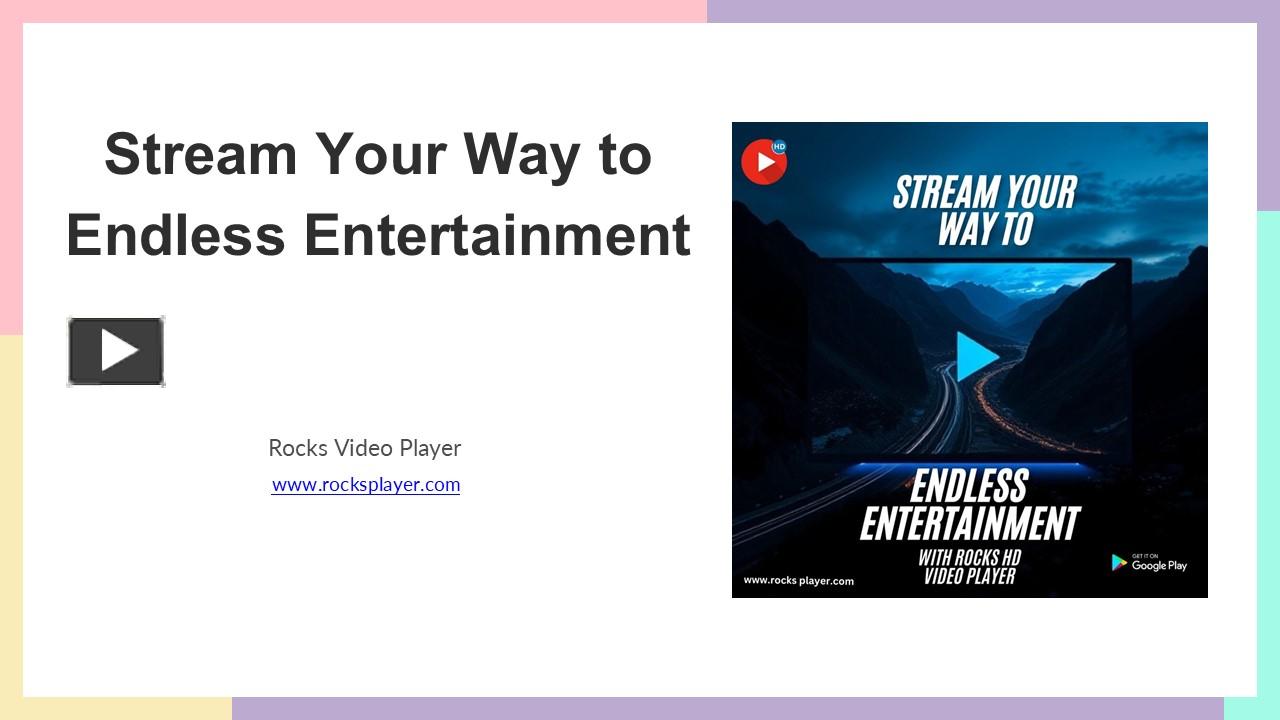 Stream Your Way to Endless Entertainment presentation | free to download