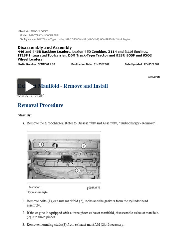 PPT – Caterpillar Cat 963C TRACK LOADER (Prefix 2DS) Service Repair ...