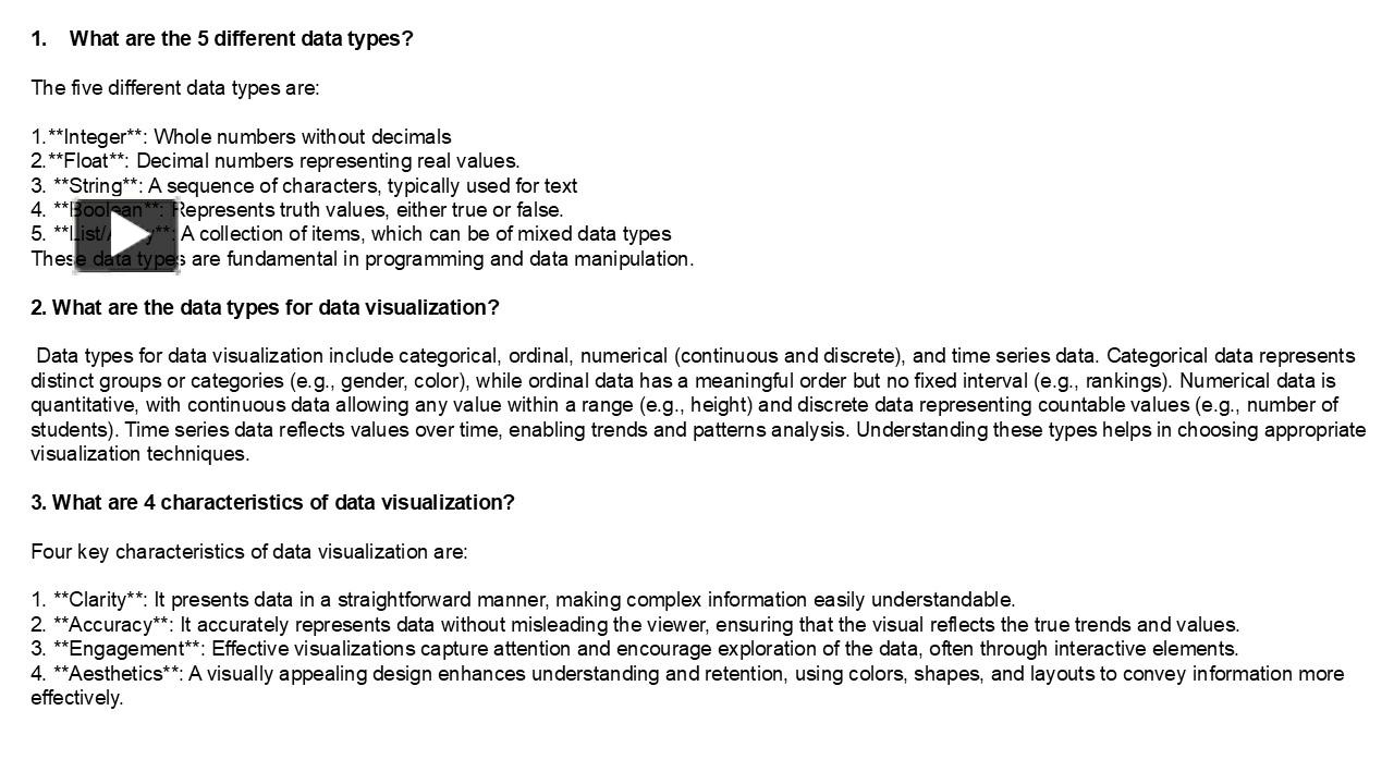 Key Characteristics of Effective Data Visualization: Clarity, Accuracy ...