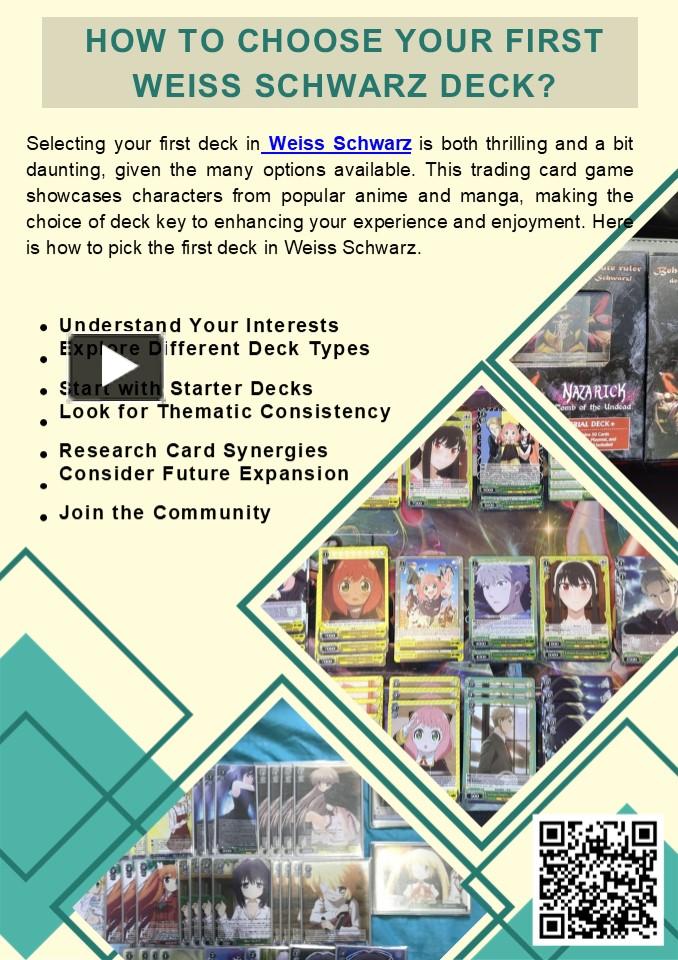 PPT – How To Choose Your First weiss schwarz Deck? PowerPoint ...