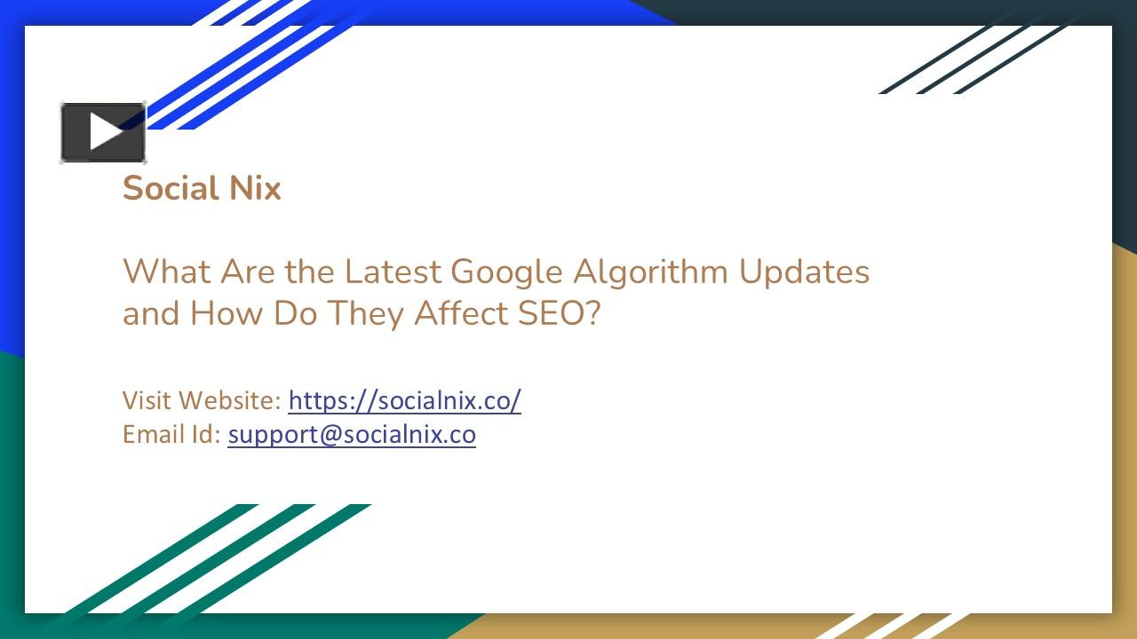 What Are the Latest Google Algorithm Updates and How Do They Affect SEO ...