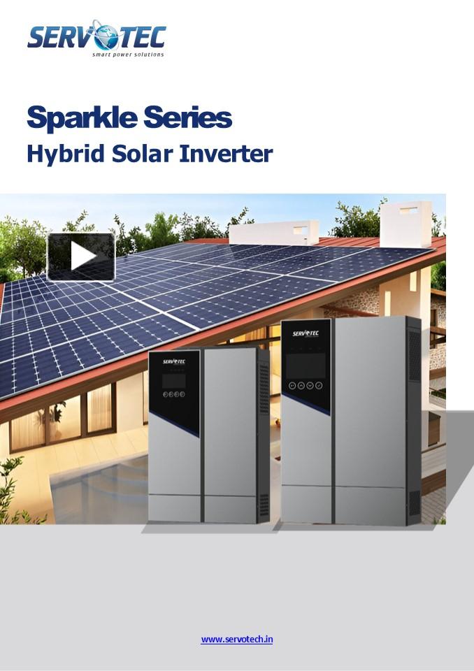PPT – Sparkle Series Hybrid Solar Inverter Catalouge PowerPoint ...