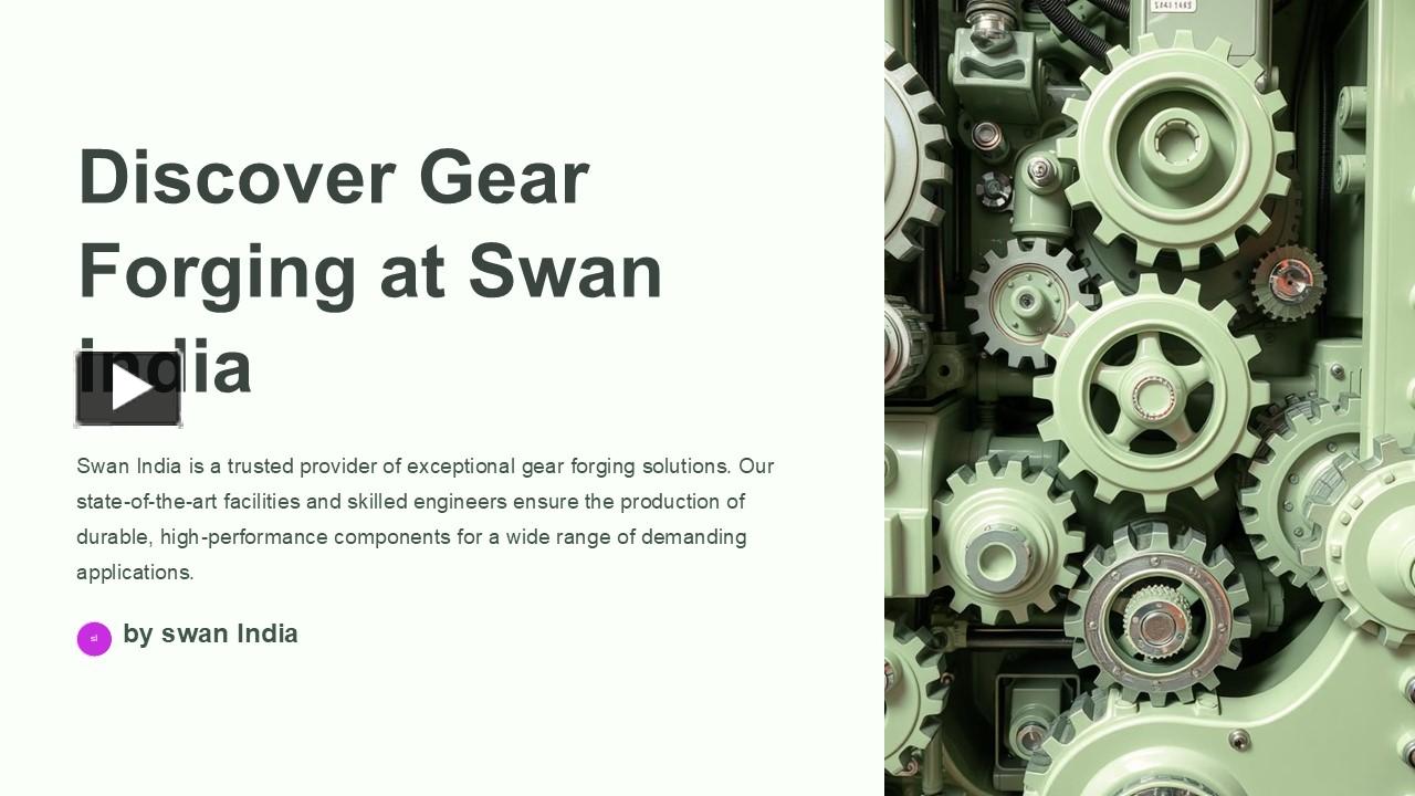 PPT – Gear forging PowerPoint presentation | free to download - id ...