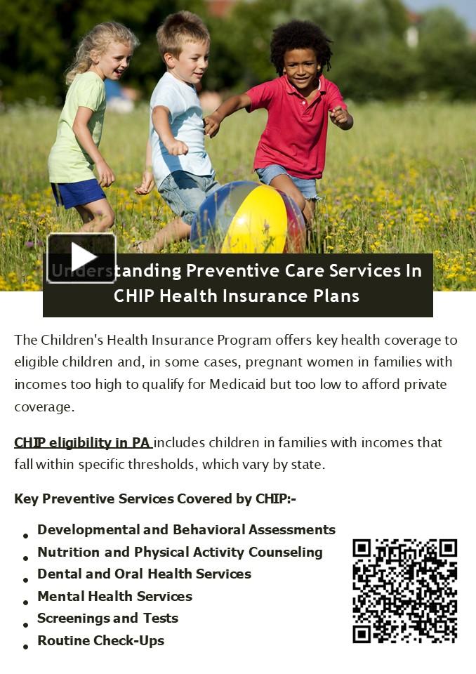 Understanding Preventive Care Services In CHIP Health Insurance Plans ...