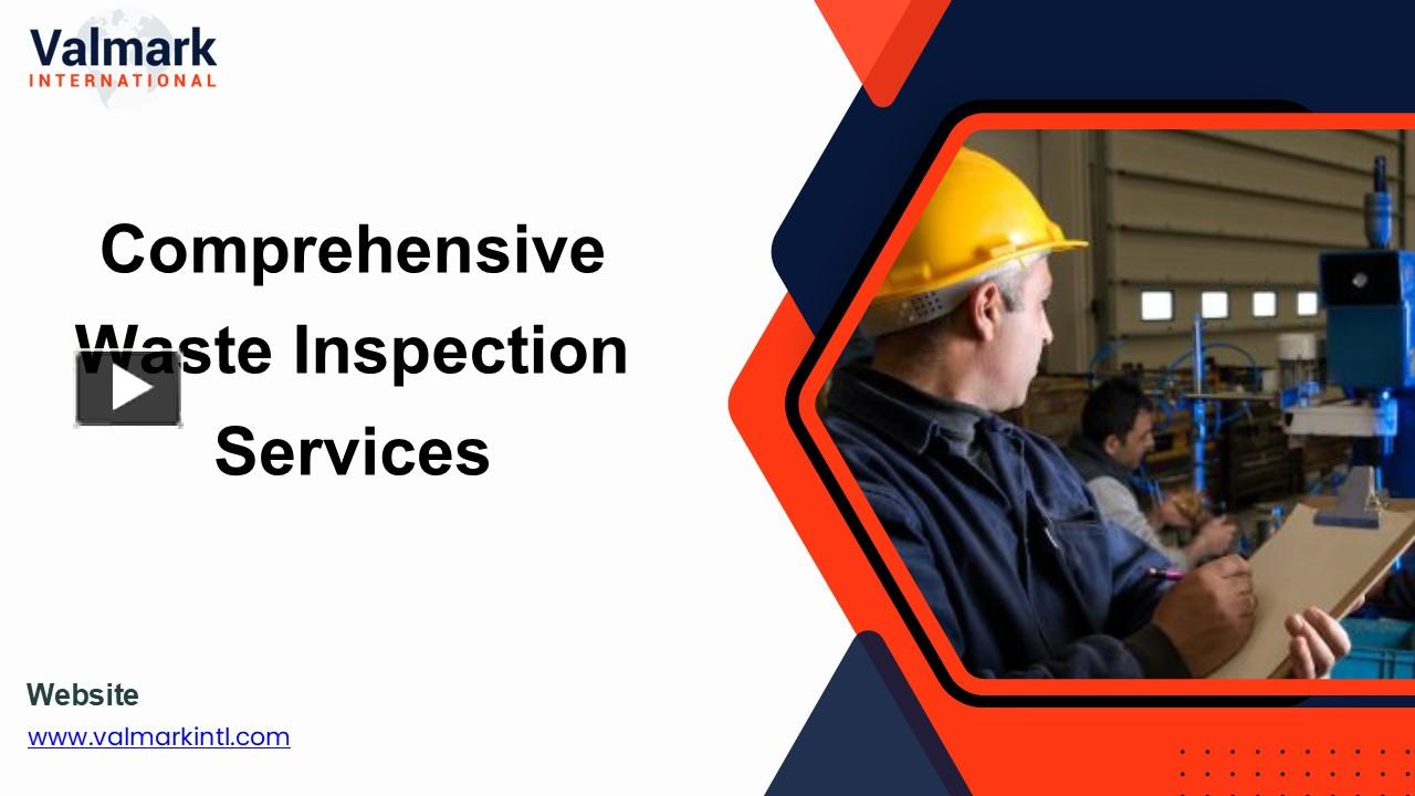 Comprehensive Waste Inspection Services presentation | free to download