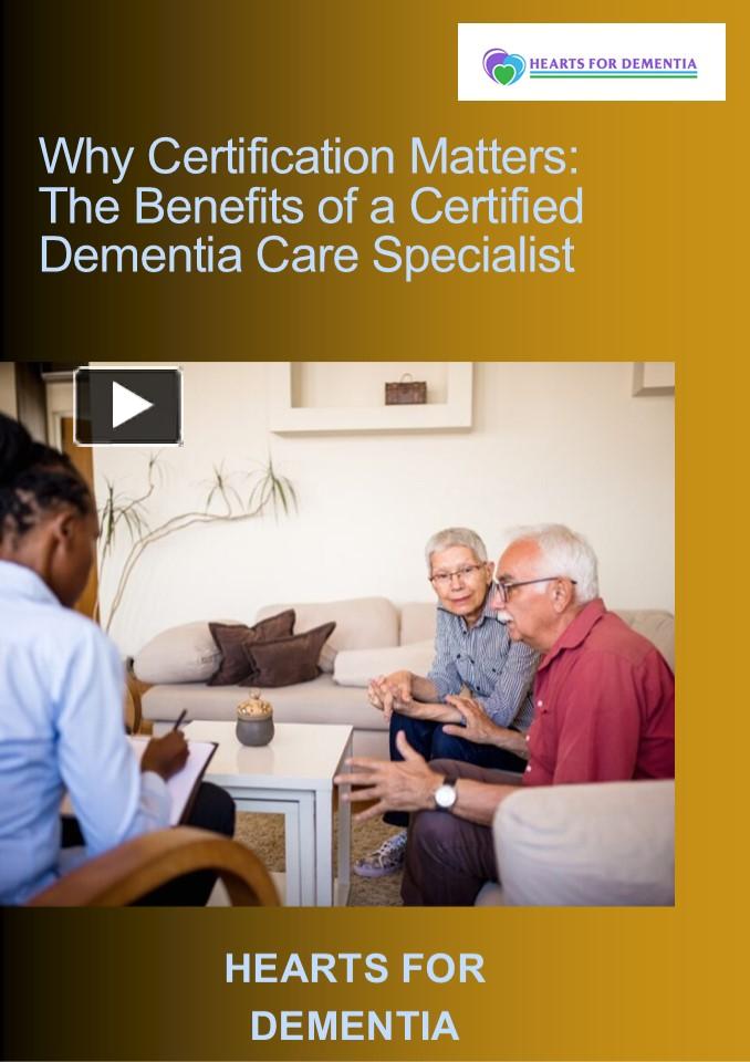 PPT – certification dementia care specialist (1) PowerPoint ...