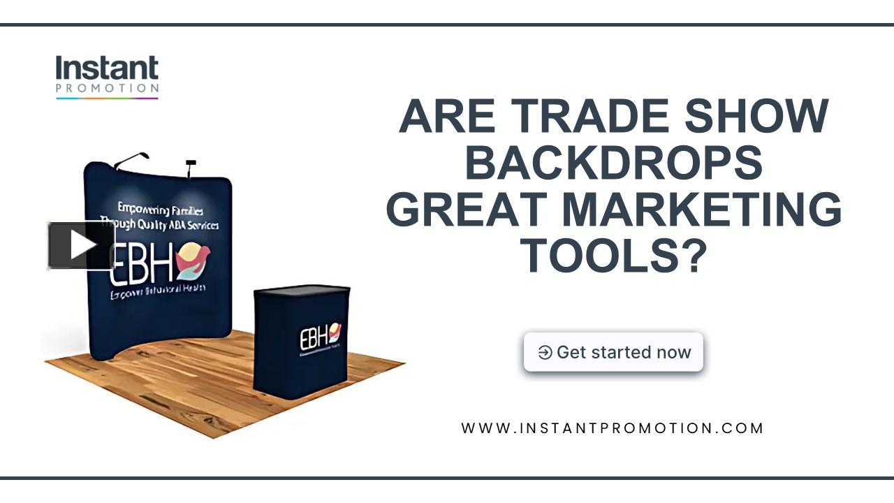 PPT – Are Trade Show Backdrops Great Marketing Tools? PowerPoint ...