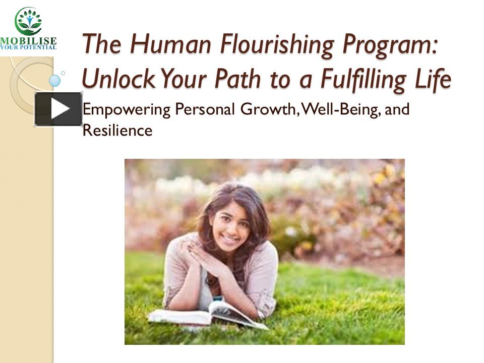 PPT – Human Flourishing Program PowerPoint presentation | free to ...