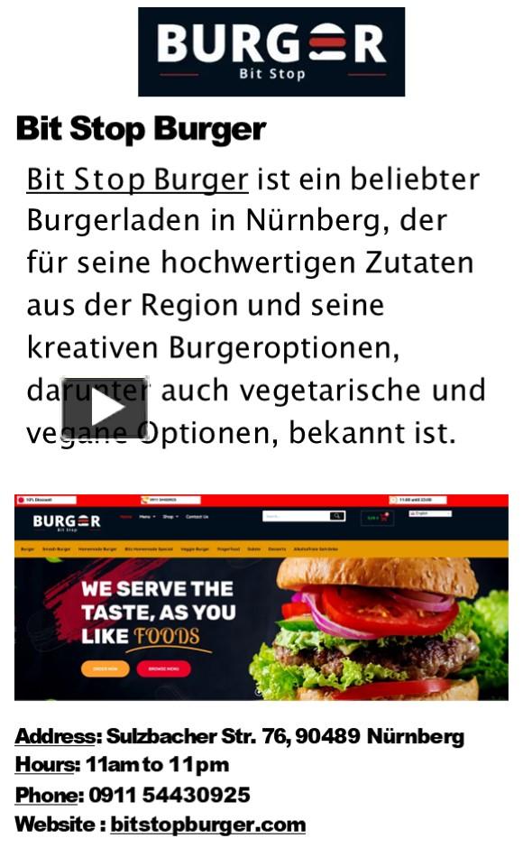 PPT – Bit Stop Burger- Best Fast Food Restaurant PowerPoint ...