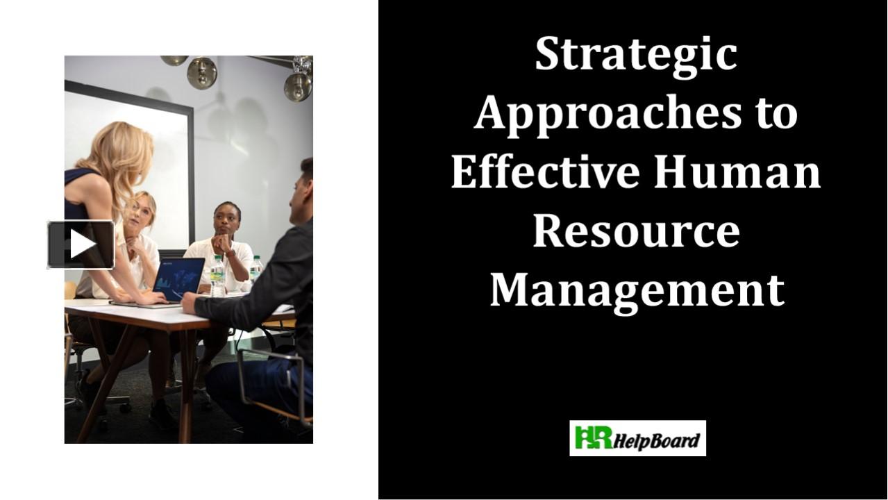 PPT – Human Resource Management , Human Resource Management PowerPoint ...