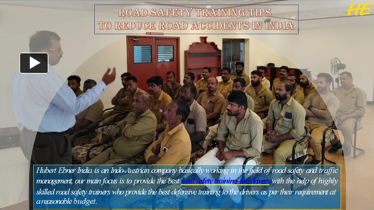 Road Safety Drivers Training and Defensive Driving Course India - HE ...