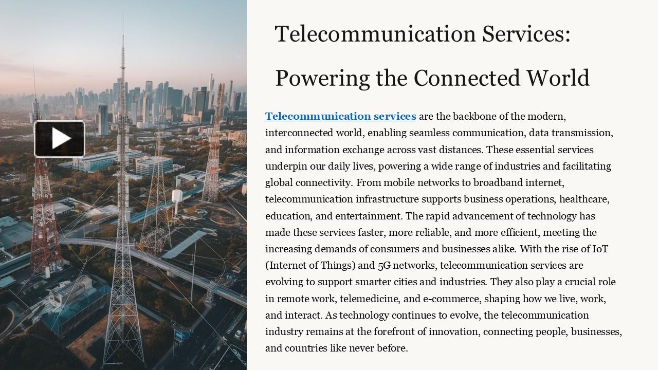 PPT – Telecommunication Services - Aplusvoip PowerPoint presentation ...