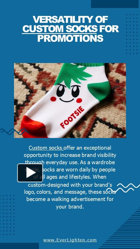 PPT – Versatility of Custom Socks for Promotions PowerPoint ...