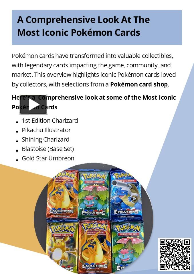 PPT – A Comprehensive Look At The Most Iconic Pokémon Cards PowerPoint ...