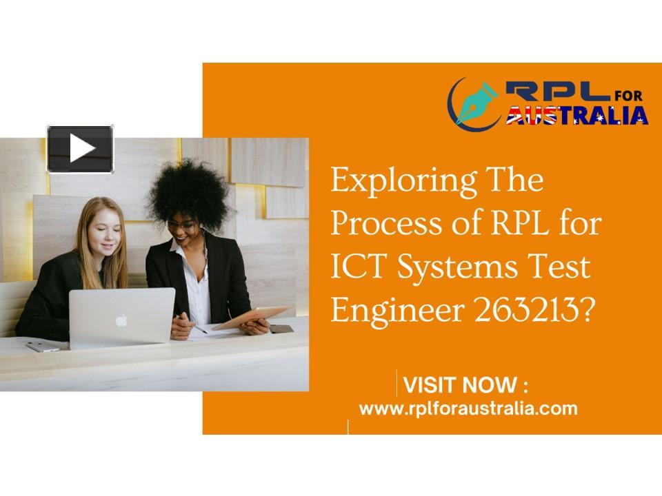 PPT – Exploring The Process of RPL for ICT Systems Test Engineer 263213 ...