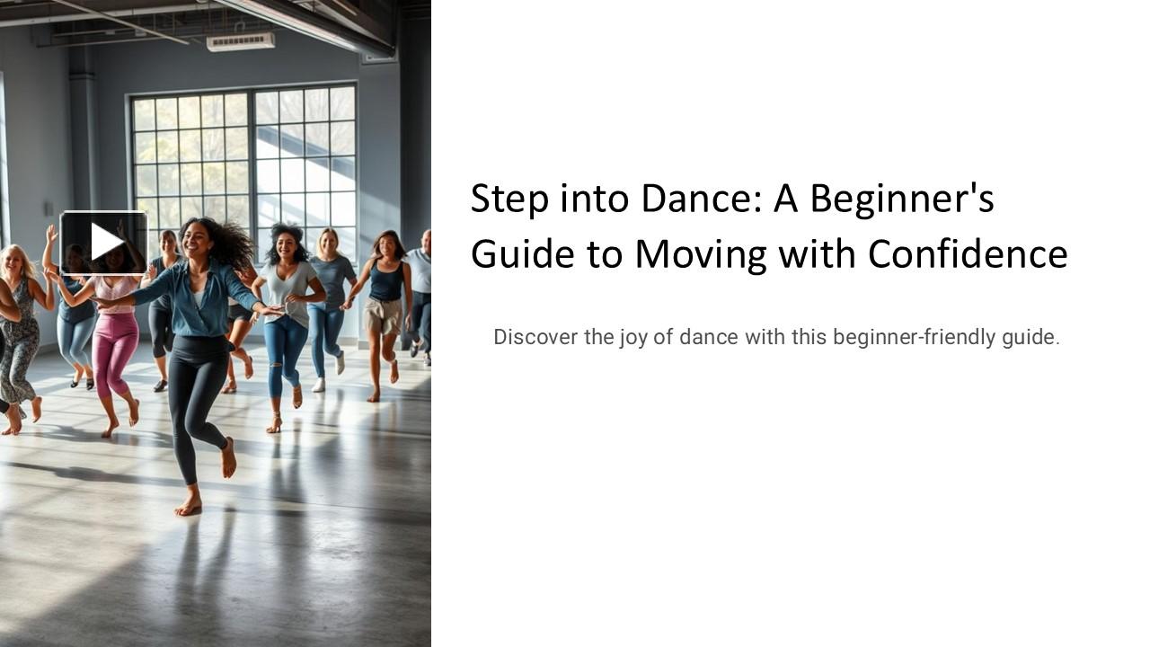 Step into Dance: A Beginner's Guide to Moving with Confidence ...