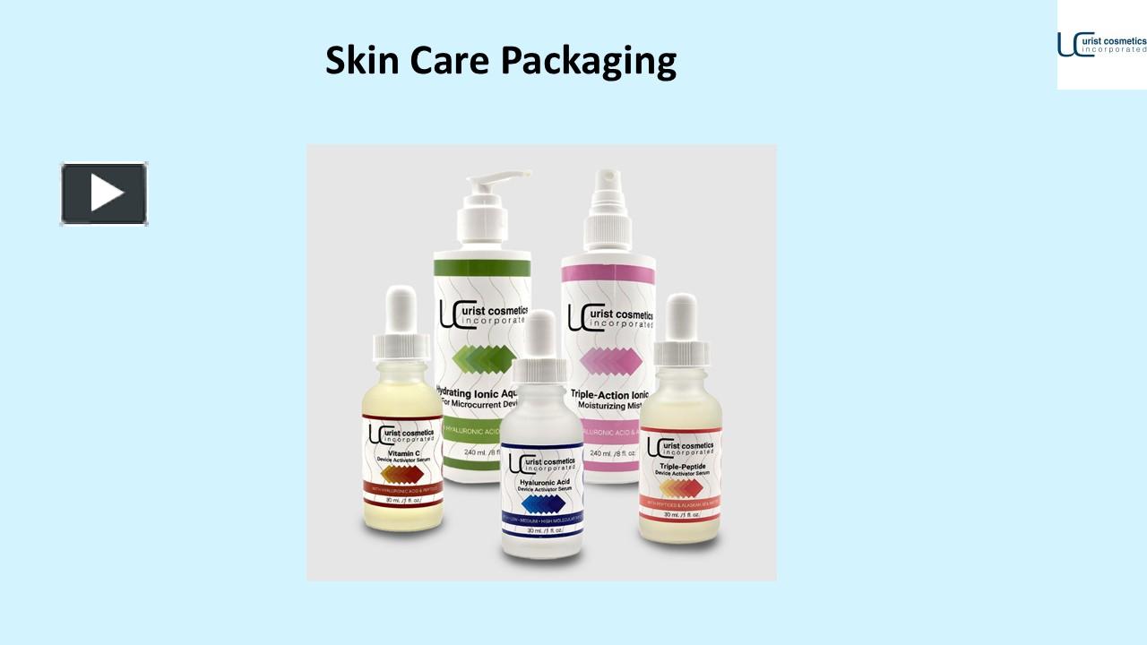 Skin Care Packaging presentation | free to download