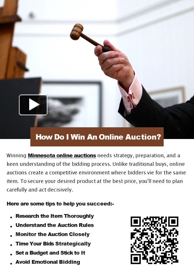 PPT – How Do I Win An Online Auction? PowerPoint presentation | free to ...