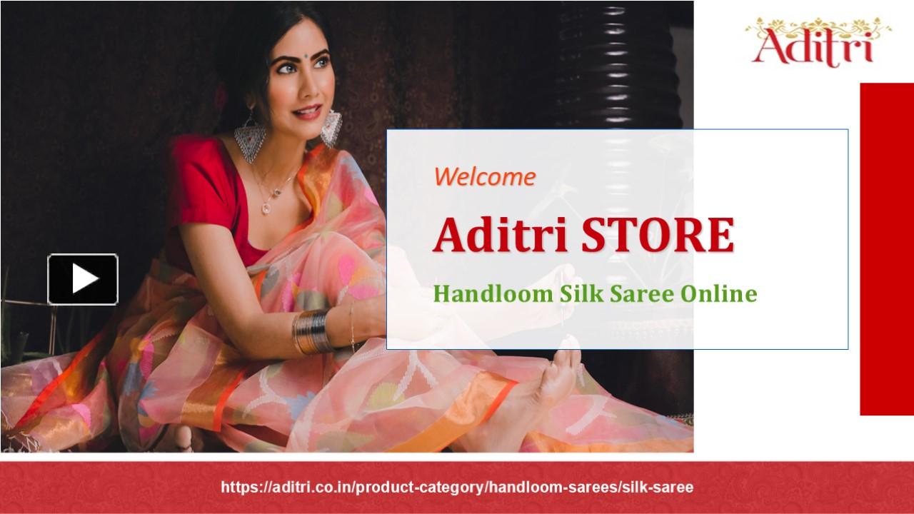 PPT – Handloom Silk Saree Online PowerPoint presentation | free to ...