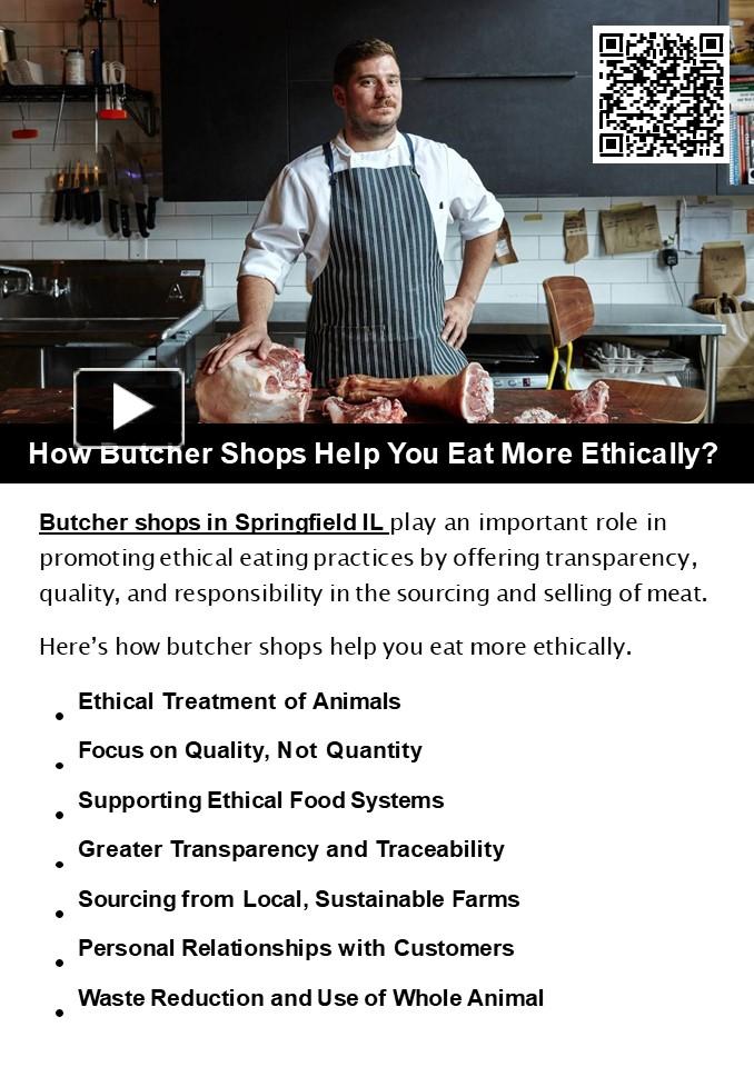 PPT – How Butcher Shops Help You Eat More Ethically? PowerPoint ...
