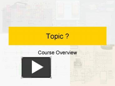 PPT – Course Overview PowerPoint presentation | free to download - id ...