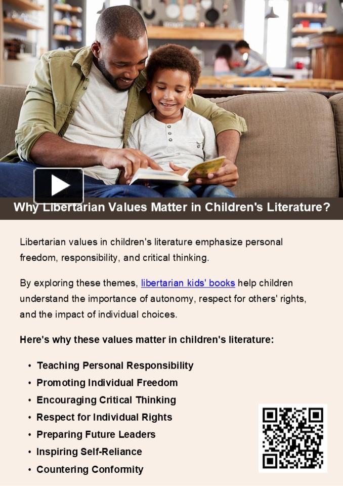 Why Libertarian Values Matter in Children's Literature? (1 ...